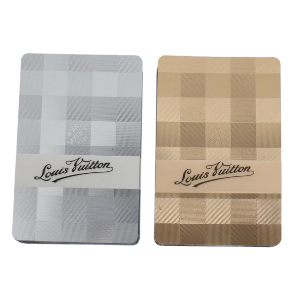 Louis Vuitton | Accessories | Louis Vuitton Playing Cards Gold Silver ...